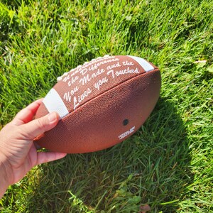 Coaches Gift//custom Personalized Embroidered Football // Football Gift ...