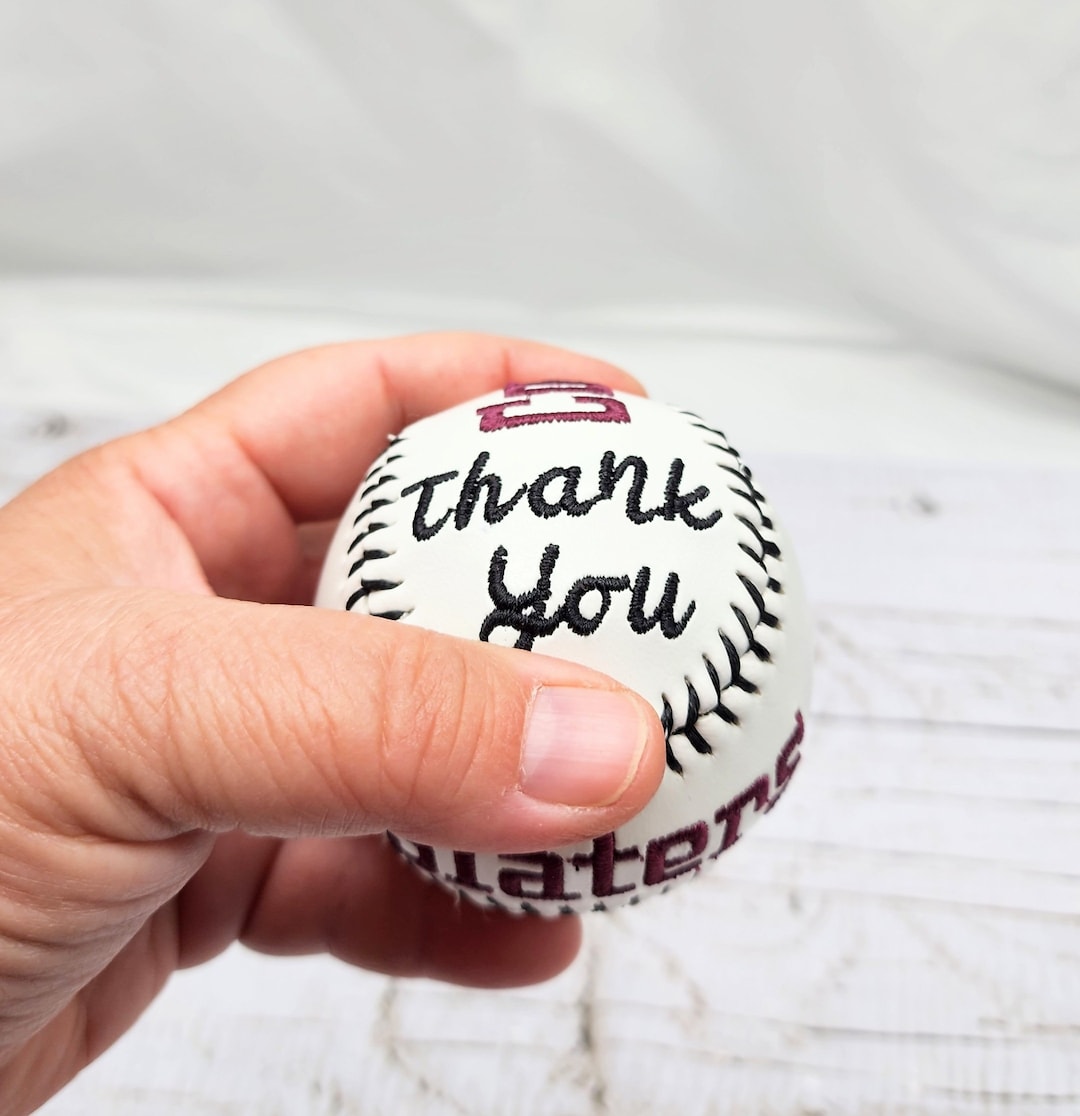 Coaches Gift//custom Personalized Embroidered Baseball/softball ...