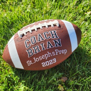 Coaches Gift//great Coach//custom Personalized Embroidered Football ...
