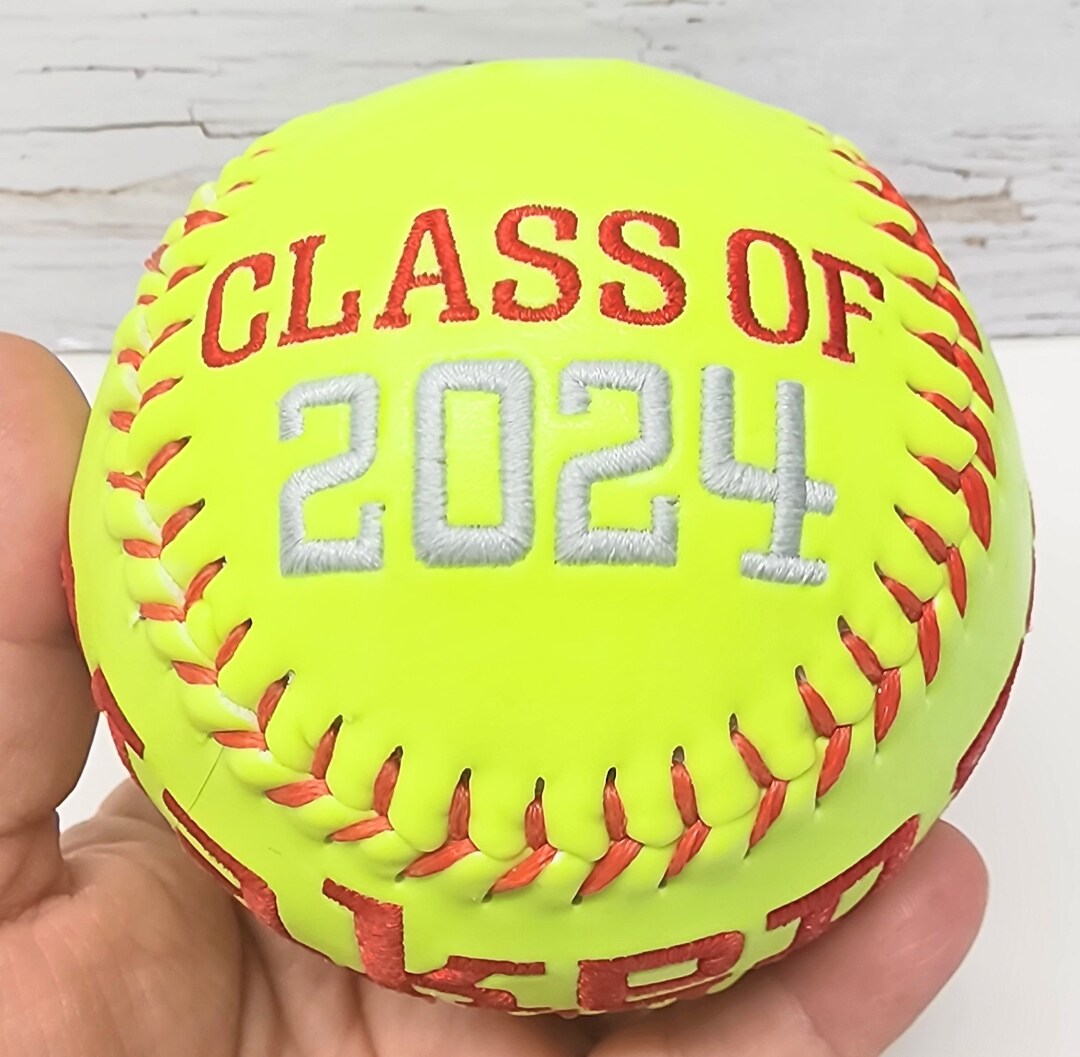 Senior Softball Gift/custom Personalized Embroidered Softball Softball ...