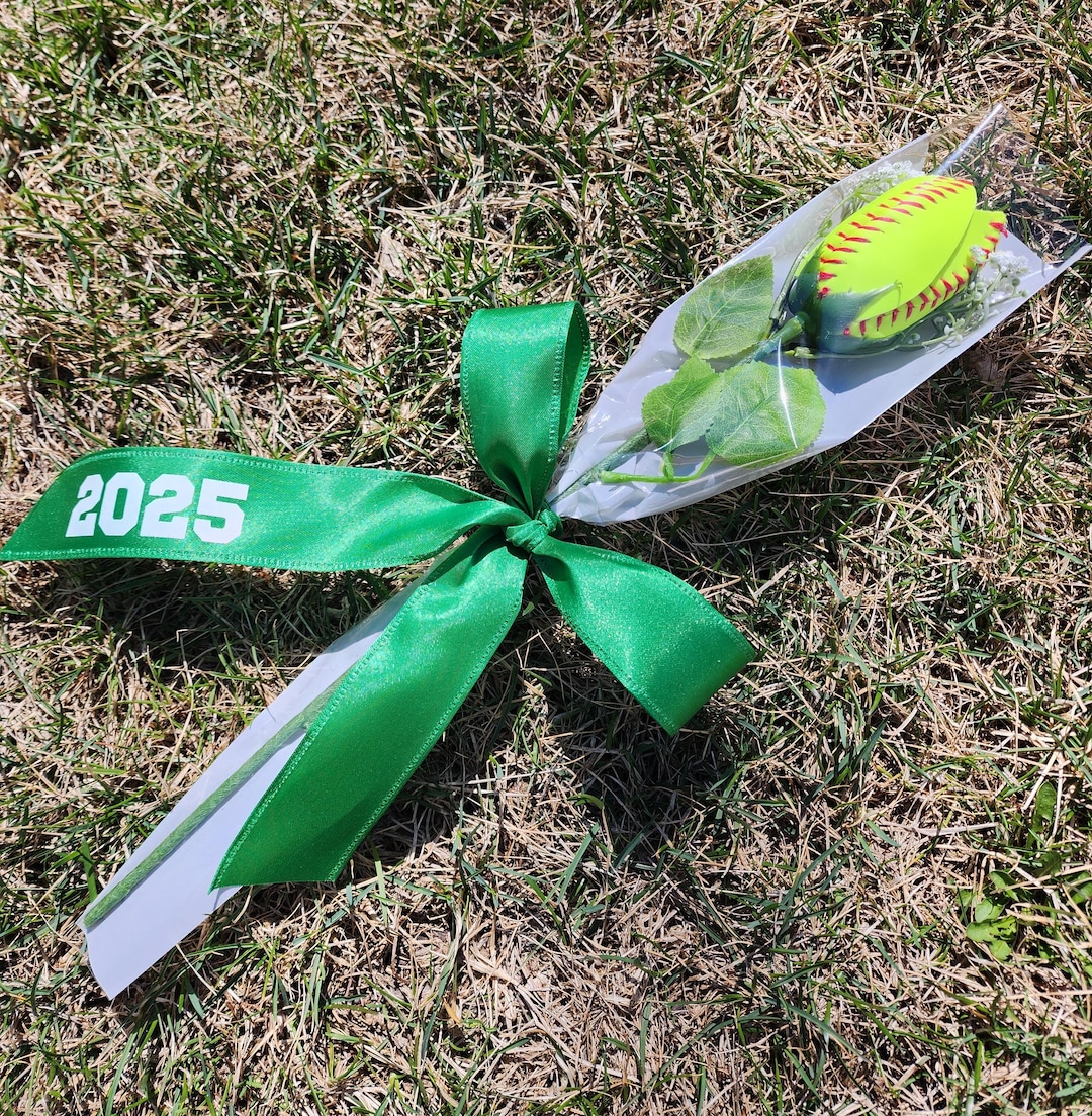 Softball Roses//senior Night Gift//prom Gift//end of Season Gift ...