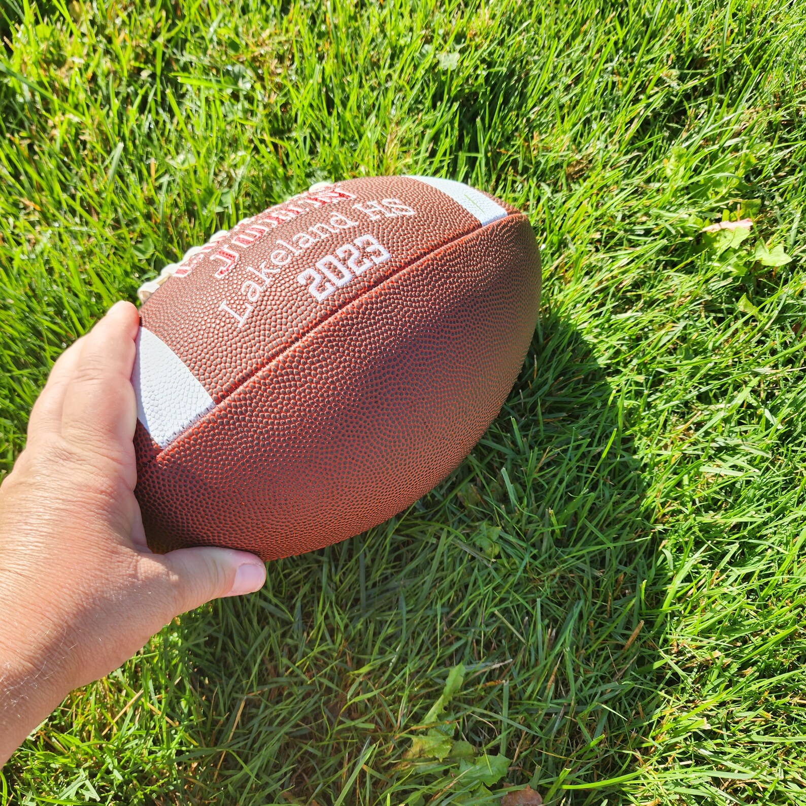 Coaches Gift//custom Personalized Embroidered Football //legacy ...