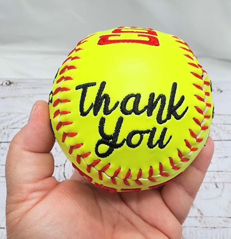 Coaches Gift//custom Personalized Embroidered Softball // - Etsy