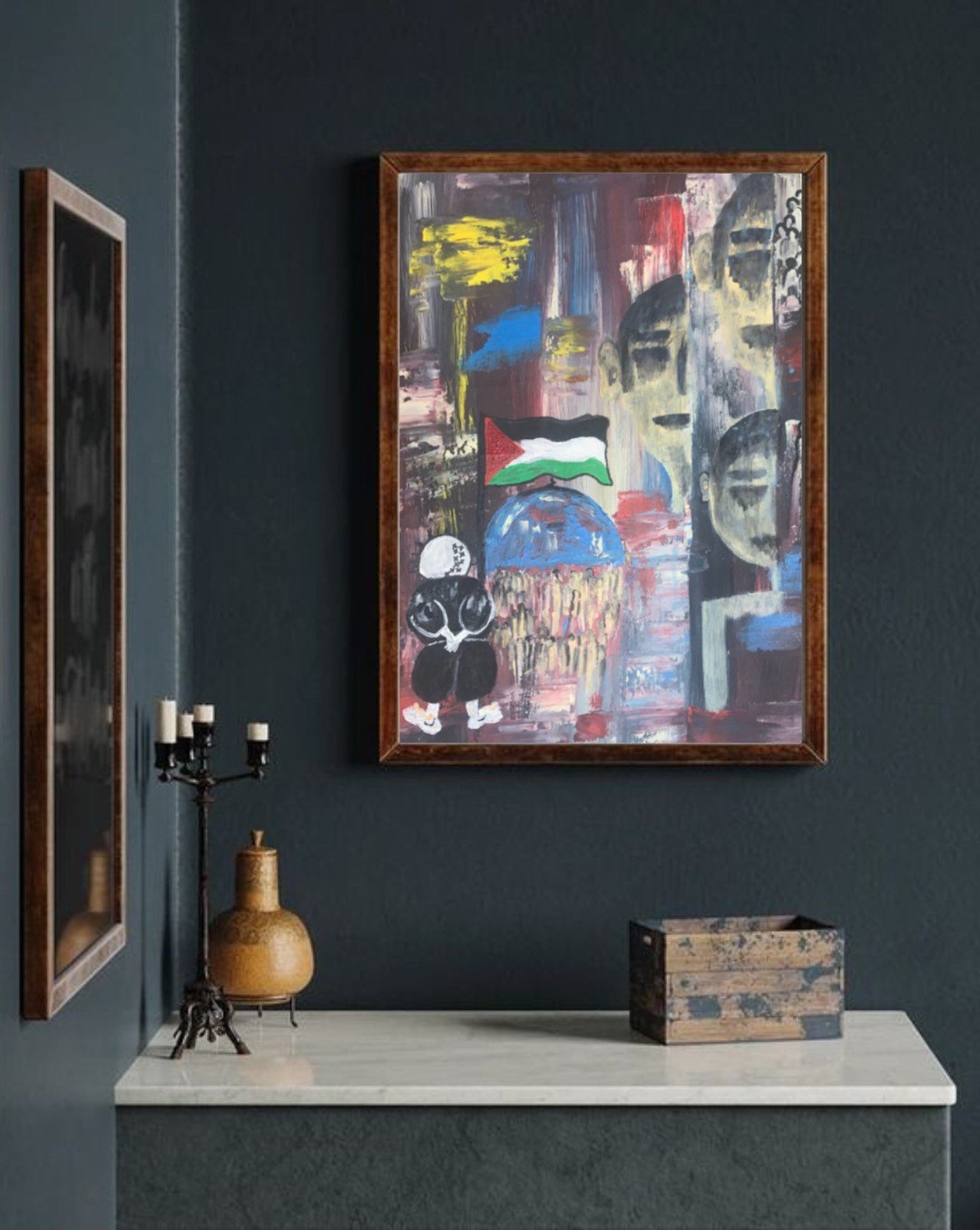 Paradigm Artworks Portrait 55 Palestine Handala Original Painting Home ...