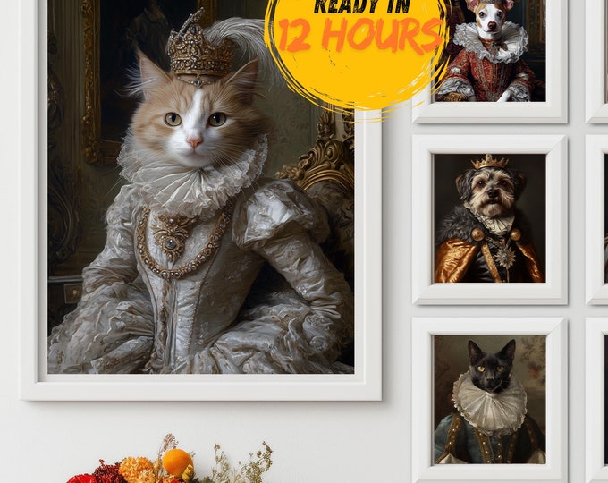 Princess Anne of Austria - Nala Cat - Custom Pet Portraits - Dog ...