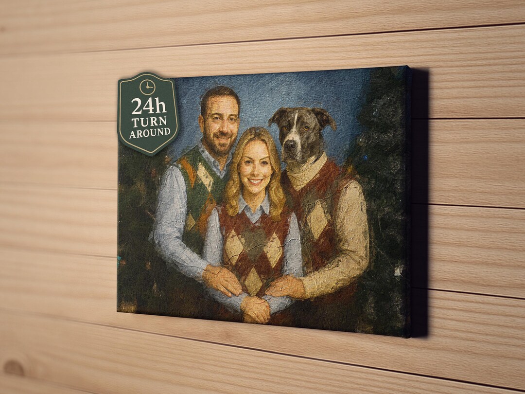 Custom Pet & Human Portrait, 330+ Costumes, Digital File or Canvas ...