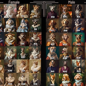 Queen Pet Portrait, Custom Digital Pet Art, Personalized Royal Pet ...