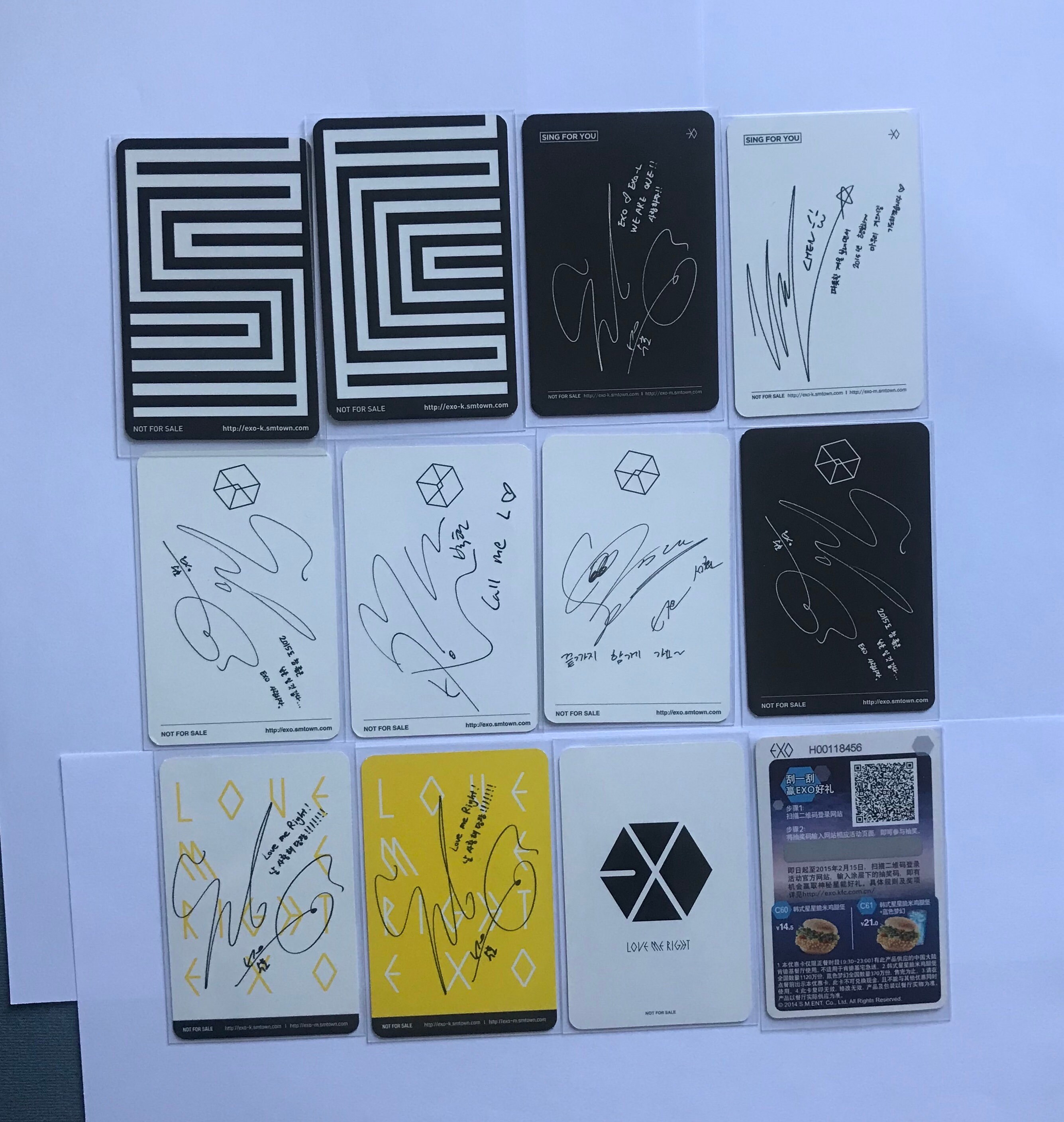 EXO VIXX Official Photocard - Etsy