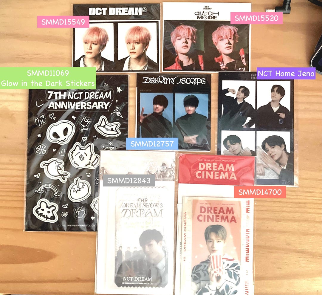 NCT Dream Official Merchandise NCT MD - Etsy