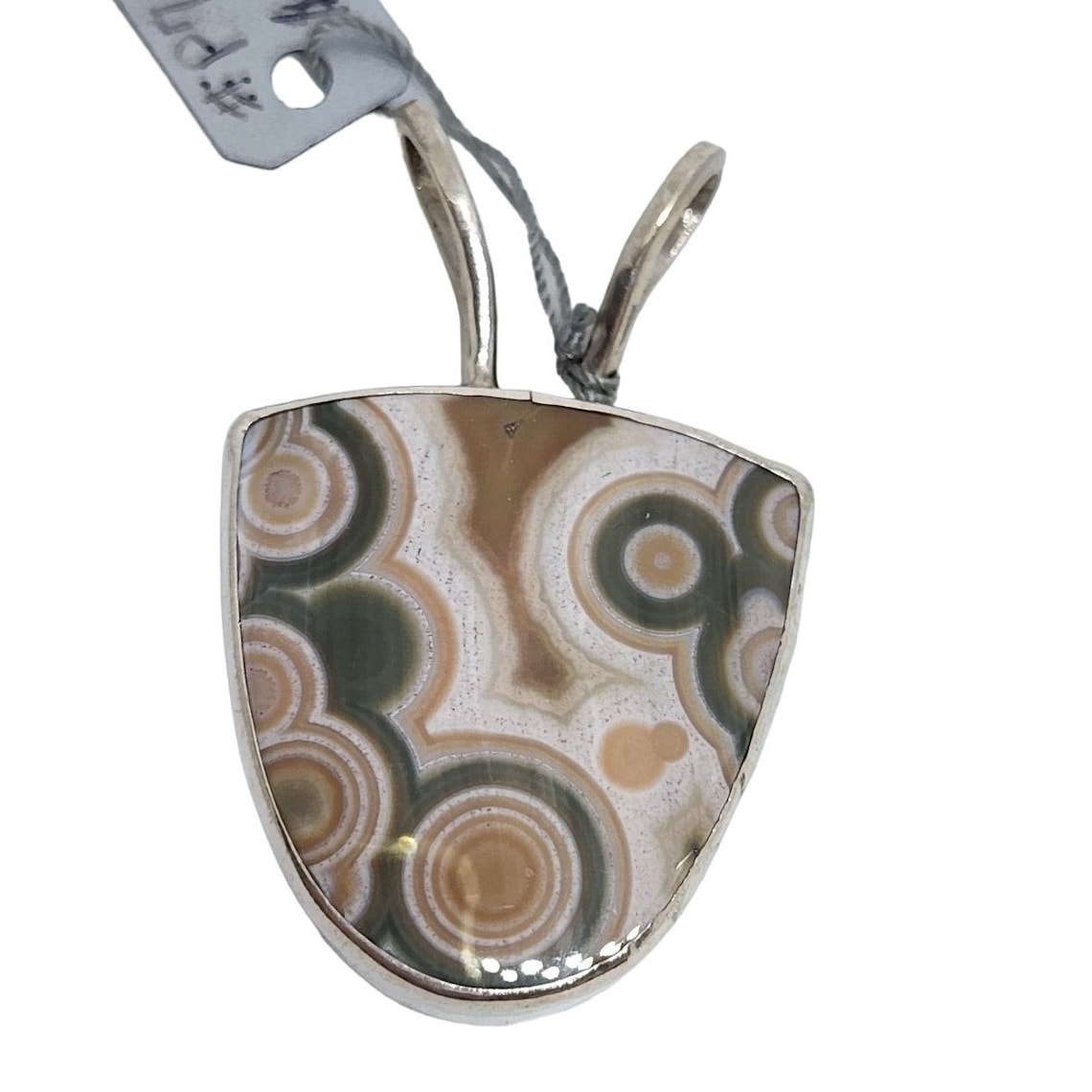 Ocean Jasper Pendant 14.7 Gr 50mm X 35mm Jerry & Fran Harr 925 Silver ...