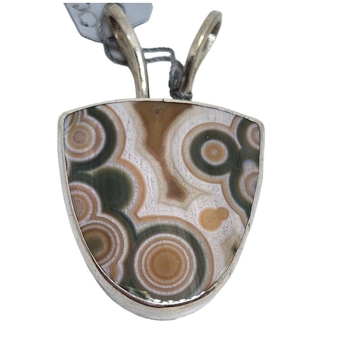 Ocean Jasper Pendant 14.7 Gr 50mm X 35mm Jerry & Fran Harr 925 Silver ...