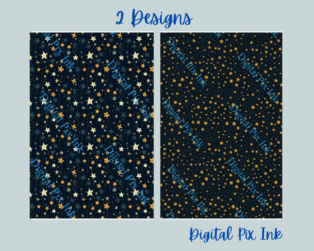 Stary Night Dreams - Gold Star Patterns, Seamless Image, Perfect for ...