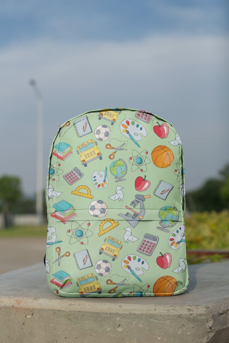 Colorful Back to School Graphics Seamless Pattern - Elevate Your School ...