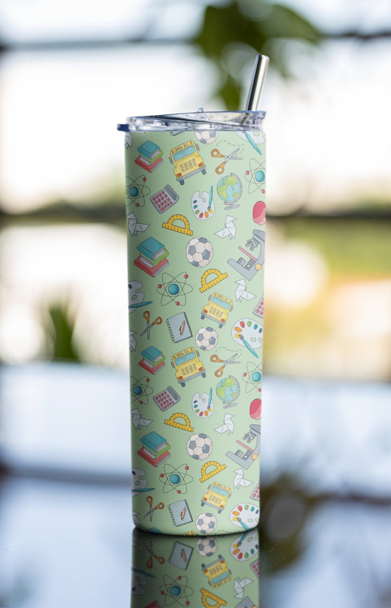 Colorful Back to School Graphics Seamless Pattern - Elevate Your School ...