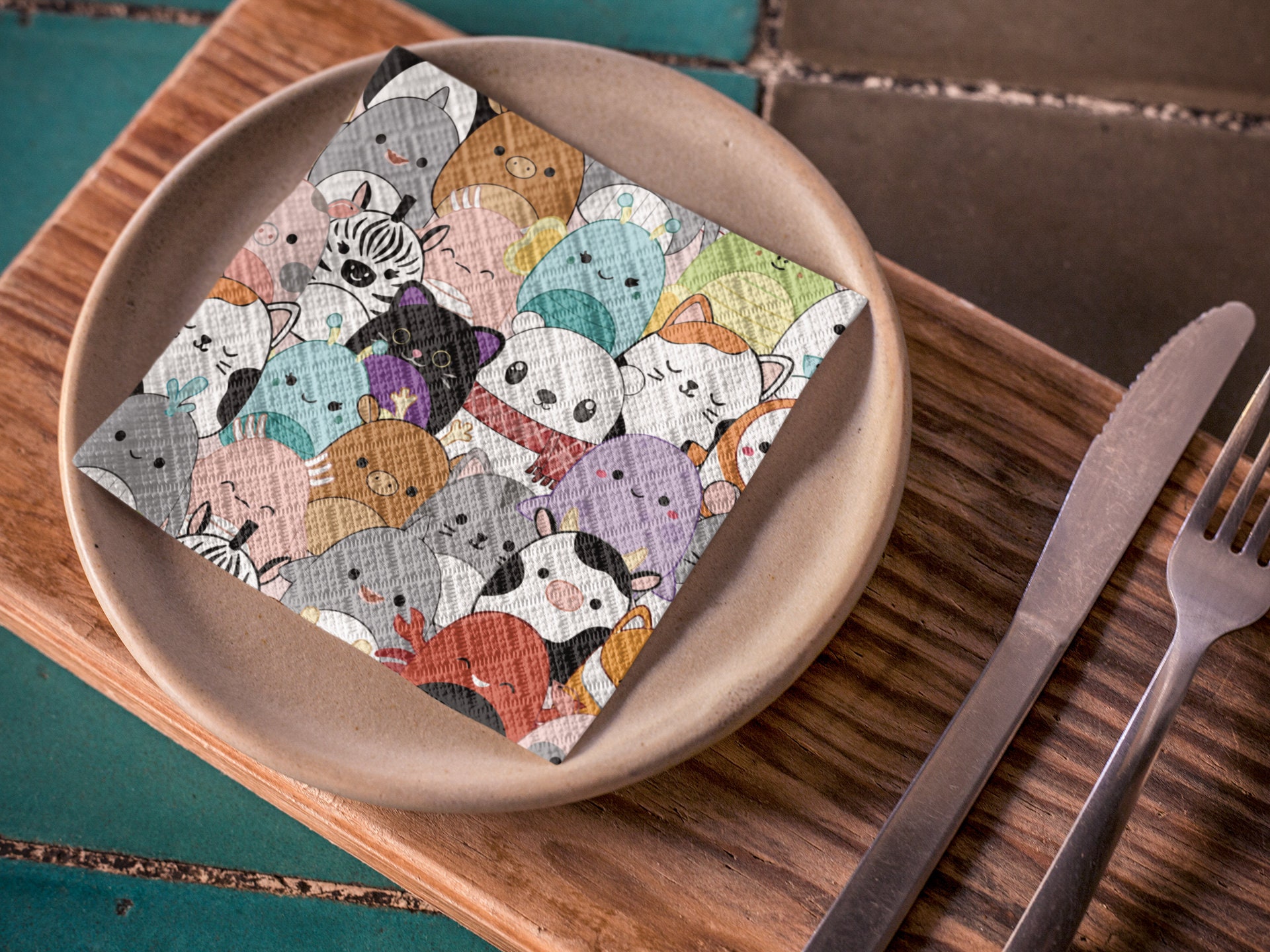 Cute Squishmallow Seamless Pattern - Perfect for Tumblers, DIY Crafts ...