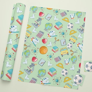 Colorful Back to School Graphics Seamless Pattern - Elevate Your School ...