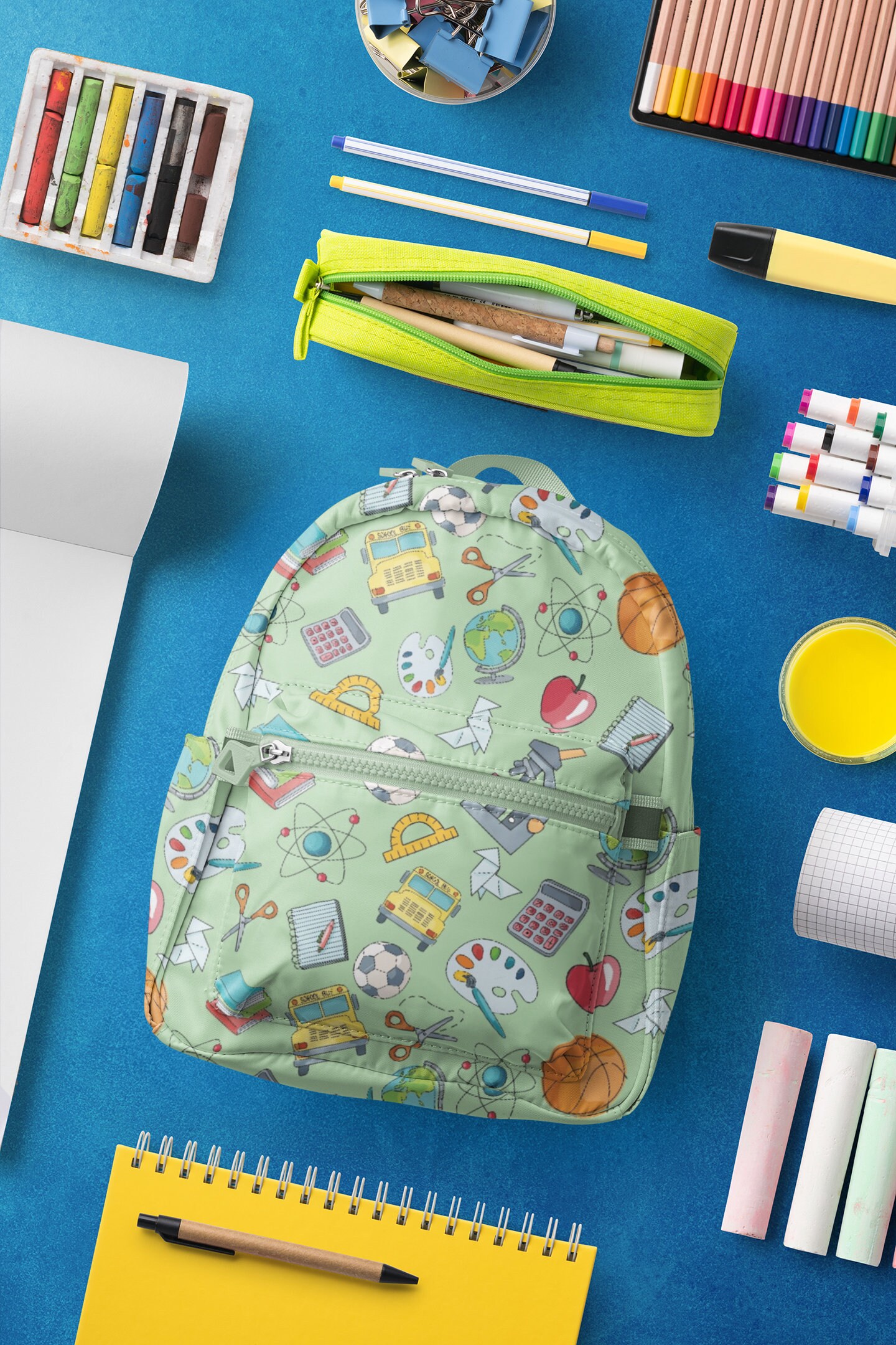 Colorful Back to School Graphics Seamless Pattern - Elevate Your School ...