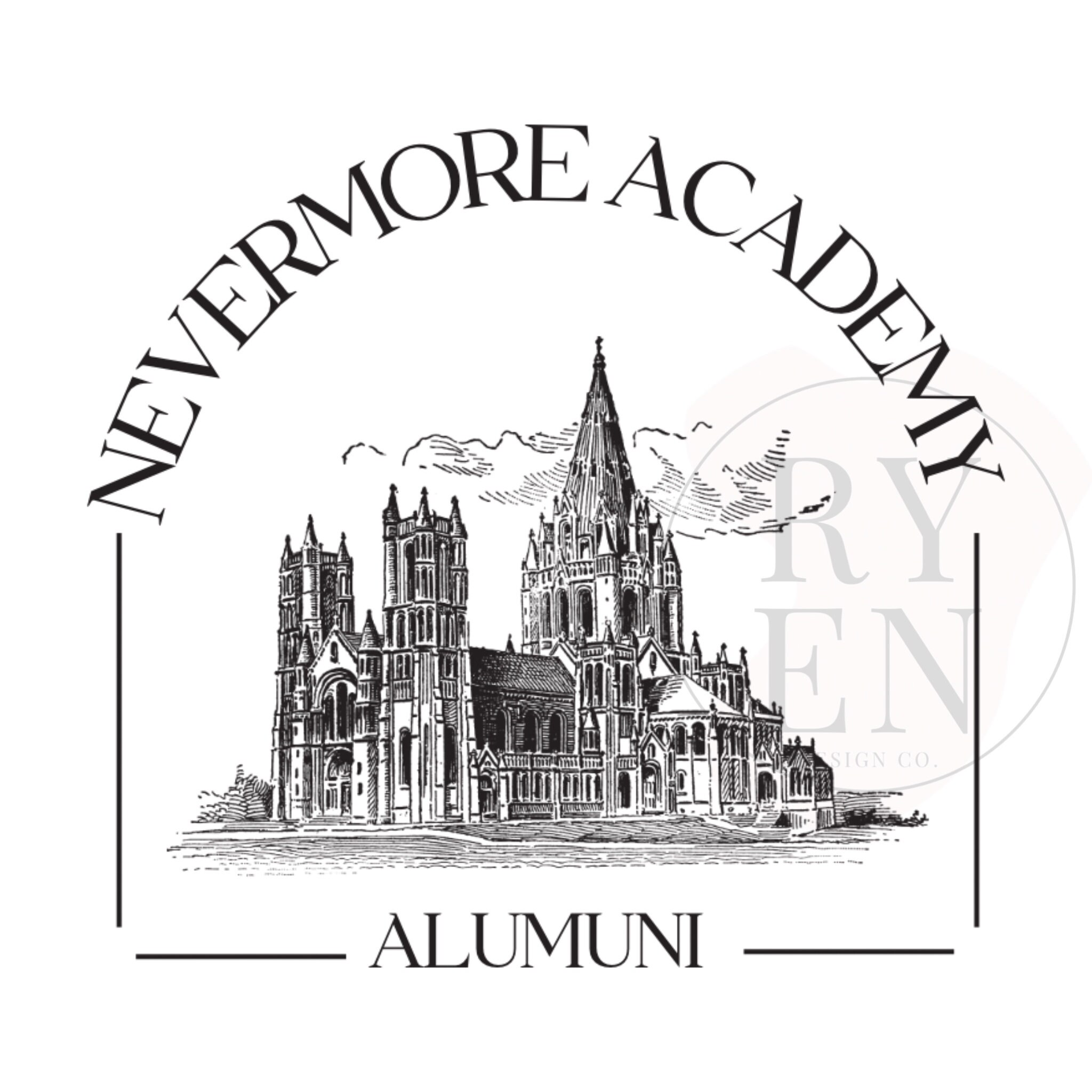 Nevermore Acadamy Alumni SVG, Png-sublimation Design-instant Download ...
