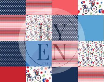 Smiley Patchwork Digital Download Seamless File - Etsy