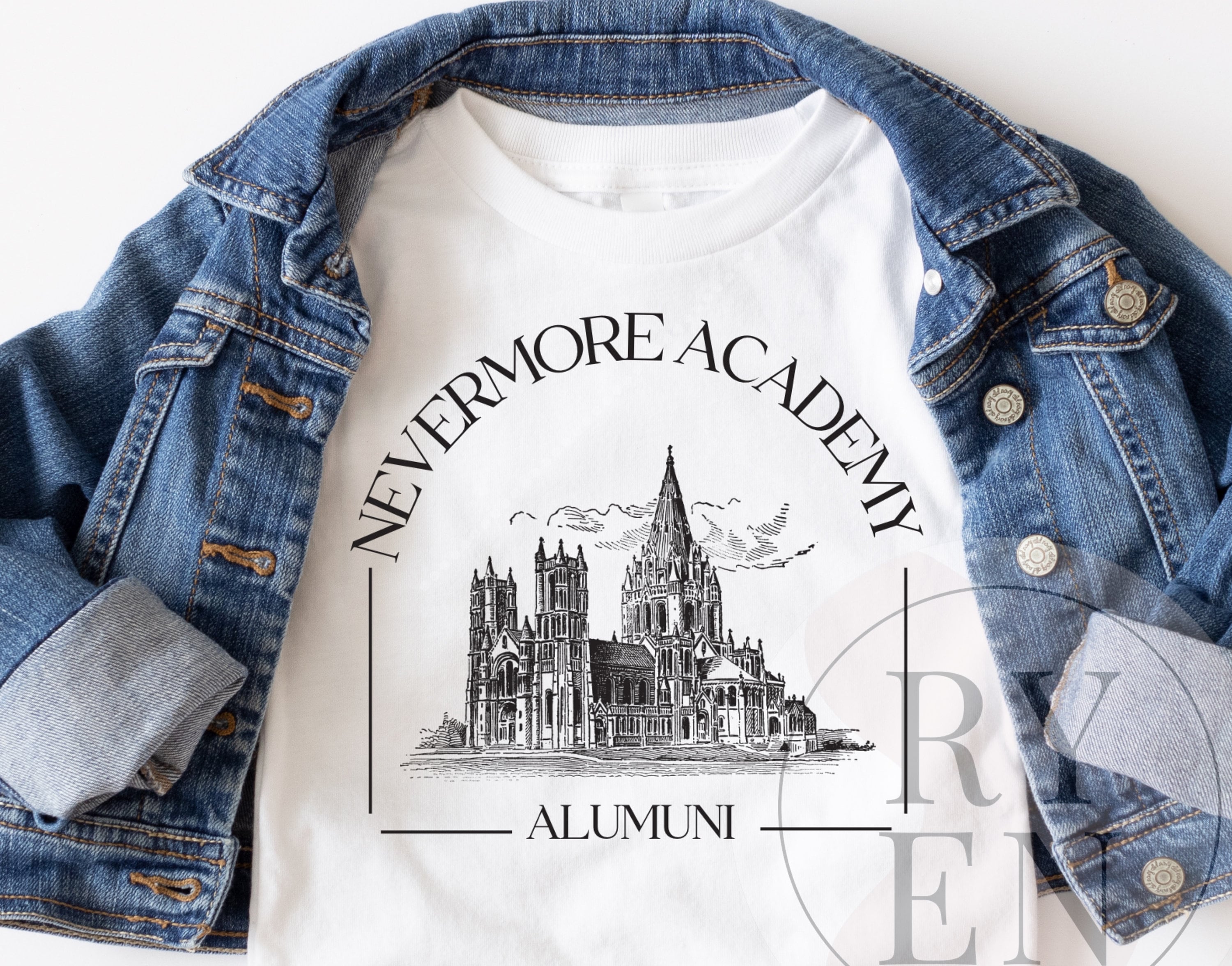 Nevermore Acadamy Alumni SVG, Png-sublimation Design-instant Download ...
