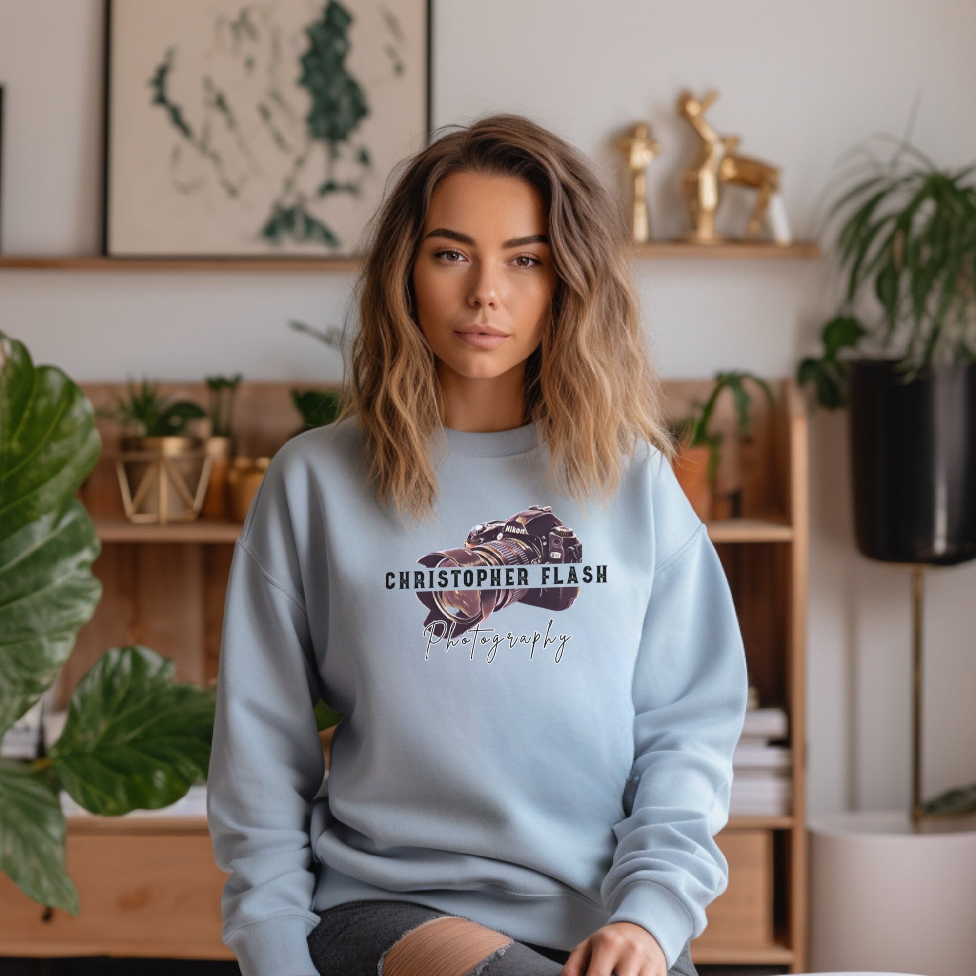 Custom Photographer Sweater Personalized Camera Sweatshirt Vintage ...