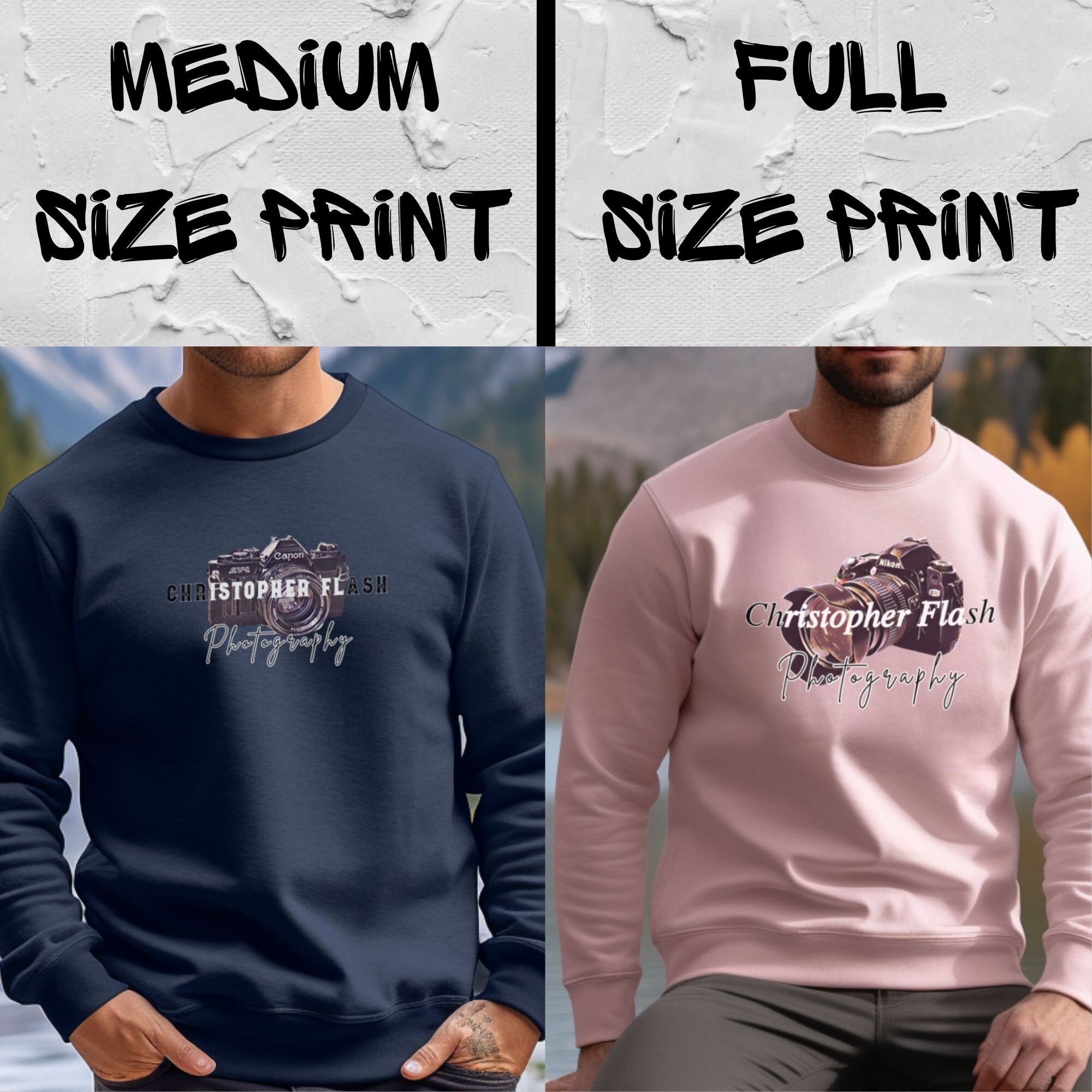 Custom Photographer Sweater Personalized Camera Sweatshirt Vintage ...