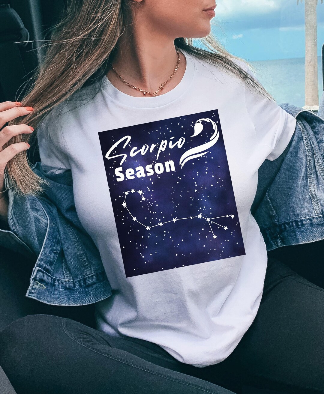 Scorpio Season Night Sky Constellation Shirt, Scorpio Season Zodiac ...