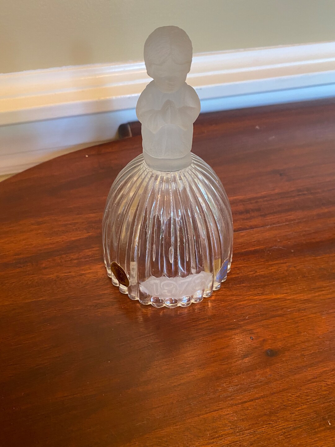 Goebel Crystal Glass Bell Annual First Edition Vintage 1978 Praying ...