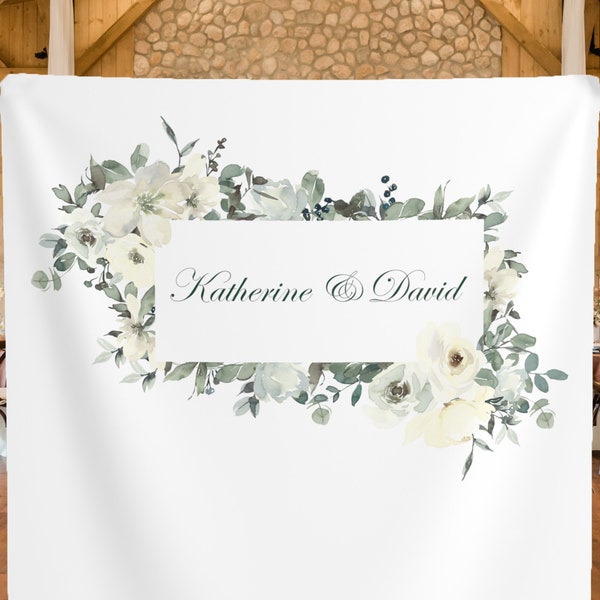 Ivory Wedding Backdrop - Etsy