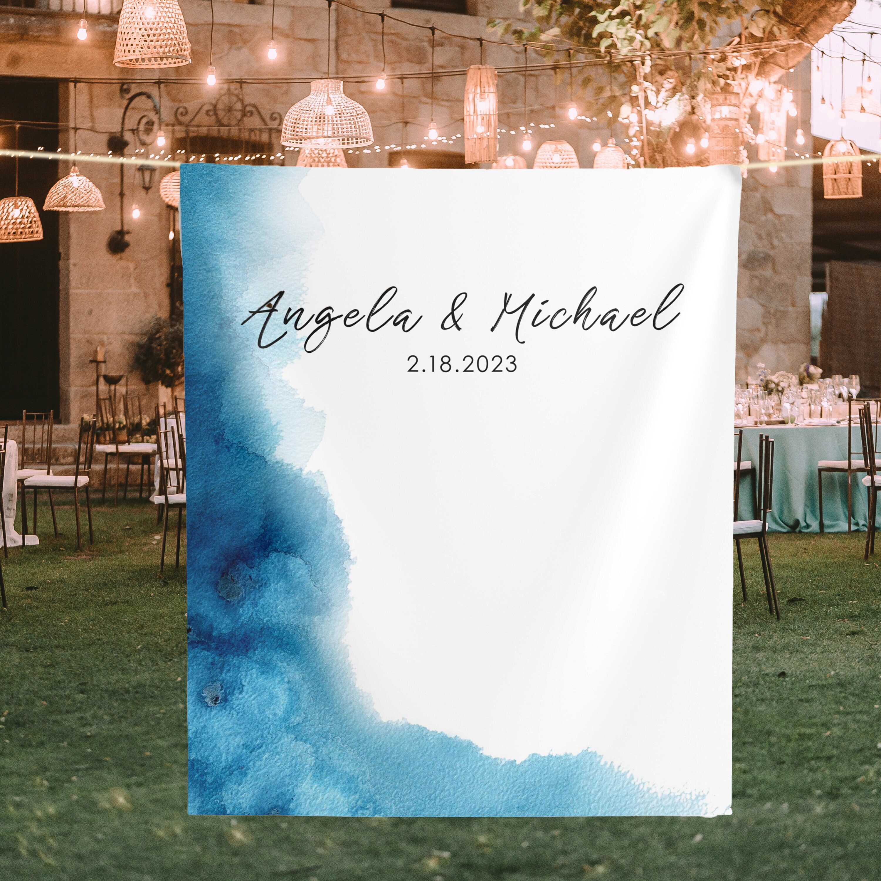 Ocean Wedding Theme Backdrop Nautical Wedding Theme Backdrop Wedding ...