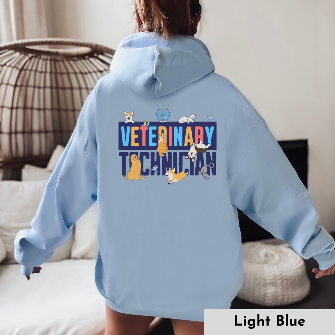 Veterinary Technician Hoodie Vet Tech Sweatshirt Vet Tech Week Gift ...