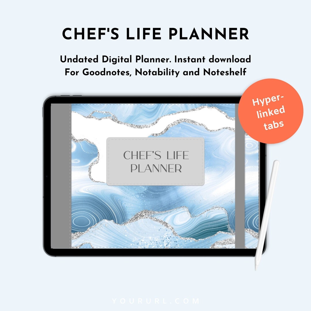 Chef's Life Digital Planner Goodnotes Planner Notability Planner ...