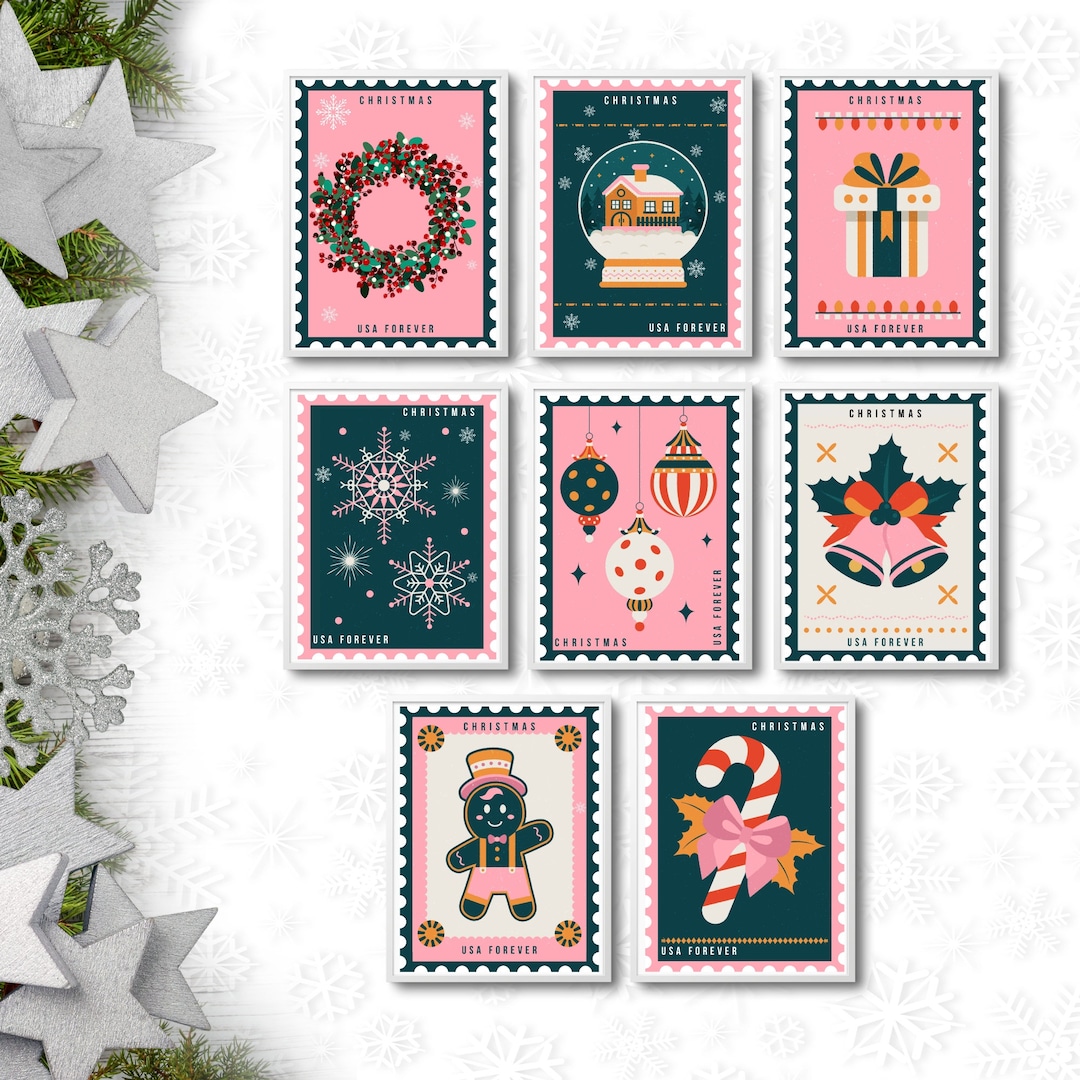 Christmas Printables Cute Christmas Wall Art for Kids and Nursery ...