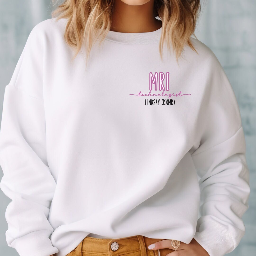 MRI Tech Sweatshirt Personalized MRI Tech Sweater MRI Tech Gifts Mri ...