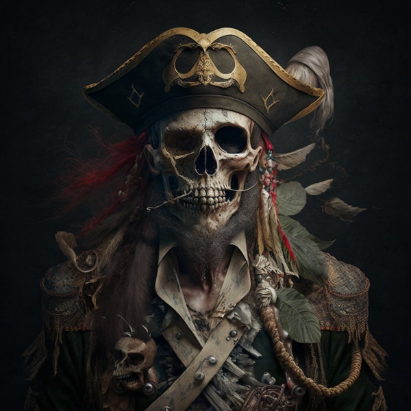 Pirate Skeleton - Etsy