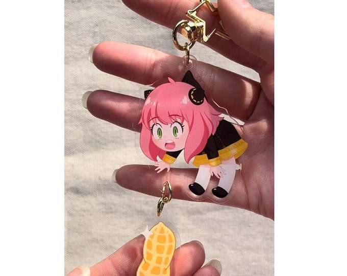 Anya Keychain - Etsy