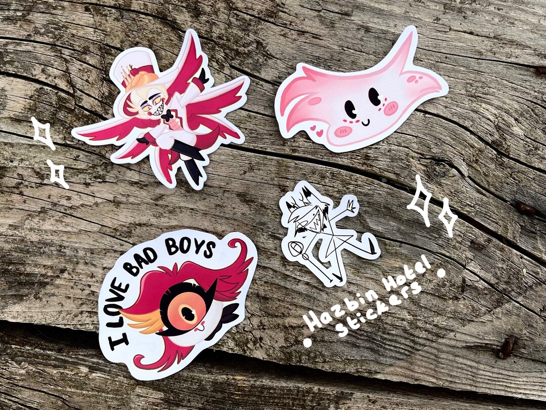 Hazbin Stickers - Etsy