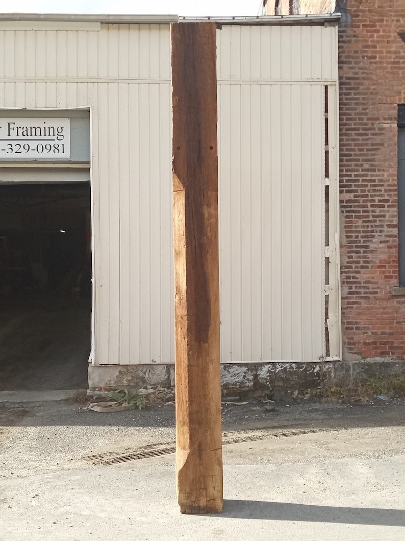Reclaimed Hand Hewn White Oak Beam - Etsy