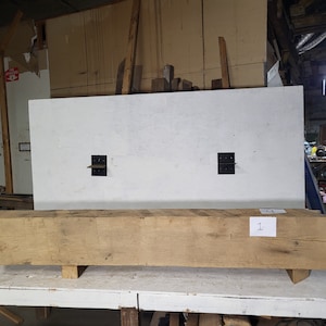 Reclaimed Hand Hewn White Oak Mantle - Etsy