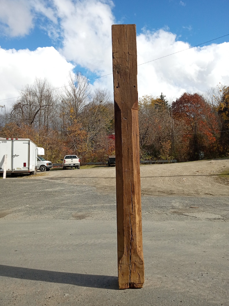 Reclaimed Hand Hewn White Oak Beam - Etsy