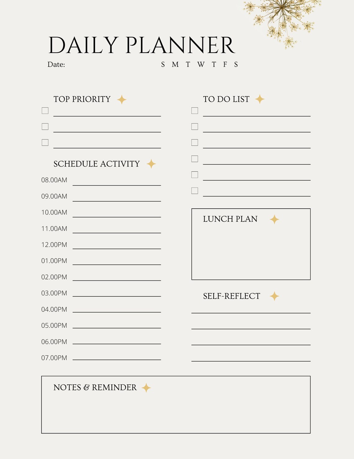 Daily Planner - Etsy