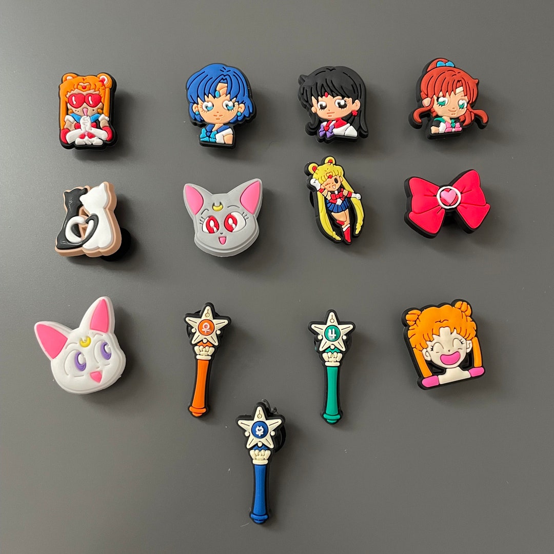 Sailor Moon Croc Charms Set of 13kawaii Anime Shoe - Etsy