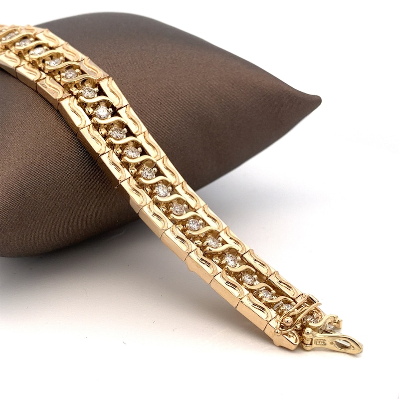 Yellow Gold Bracelet - Etsy