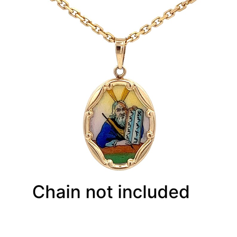 Vintage Moses and the Ten Commandments Small Pendant Charm - Etsy