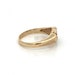 Diamond and 10k Yellow Gold Love Ring - Fashion or Promise Ring - Size ...