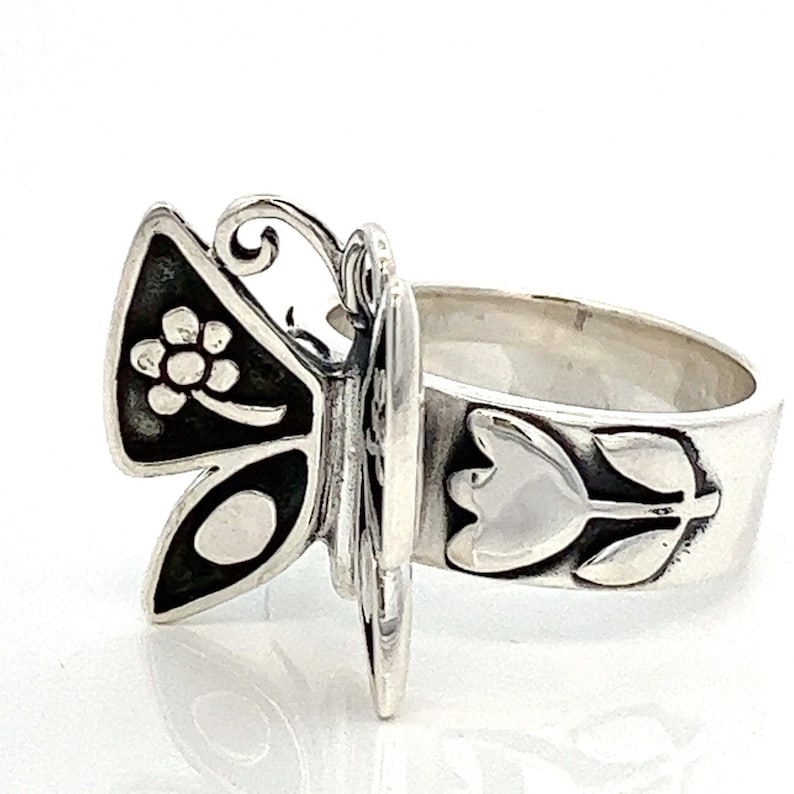 Designer James Avery Mariposa Butterfly Sterling Silver Ring - Etsy