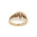 Diamond and 10k Yellow Gold Love Ring - Fashion or Promise Ring - Size ...