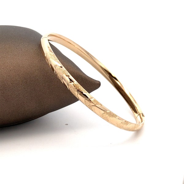 Small Wrist Bangle Gold - Etsy