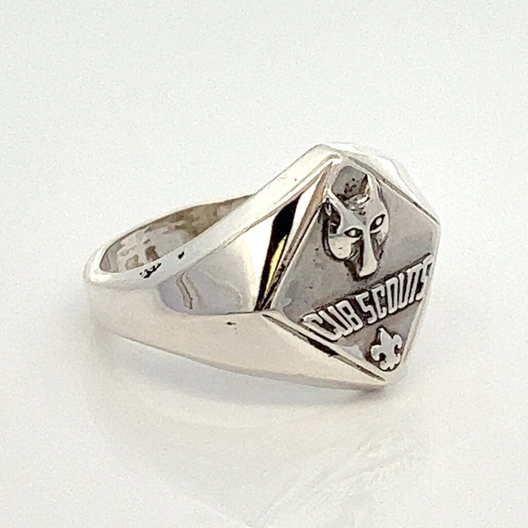Boy's Vintage Cub Scout Sterling Silver Ring ~ Wolf~ Size 5~ ET701 - Etsy