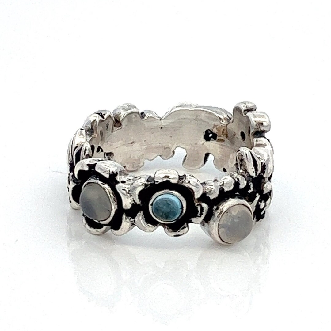 Authentic PANDORA ALE Retired Nature's Serenity Moonstone and Blue ...